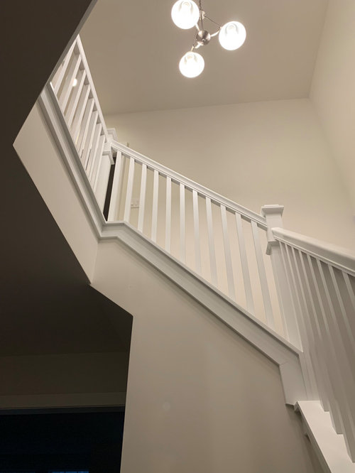 Weird ceiling under stairs