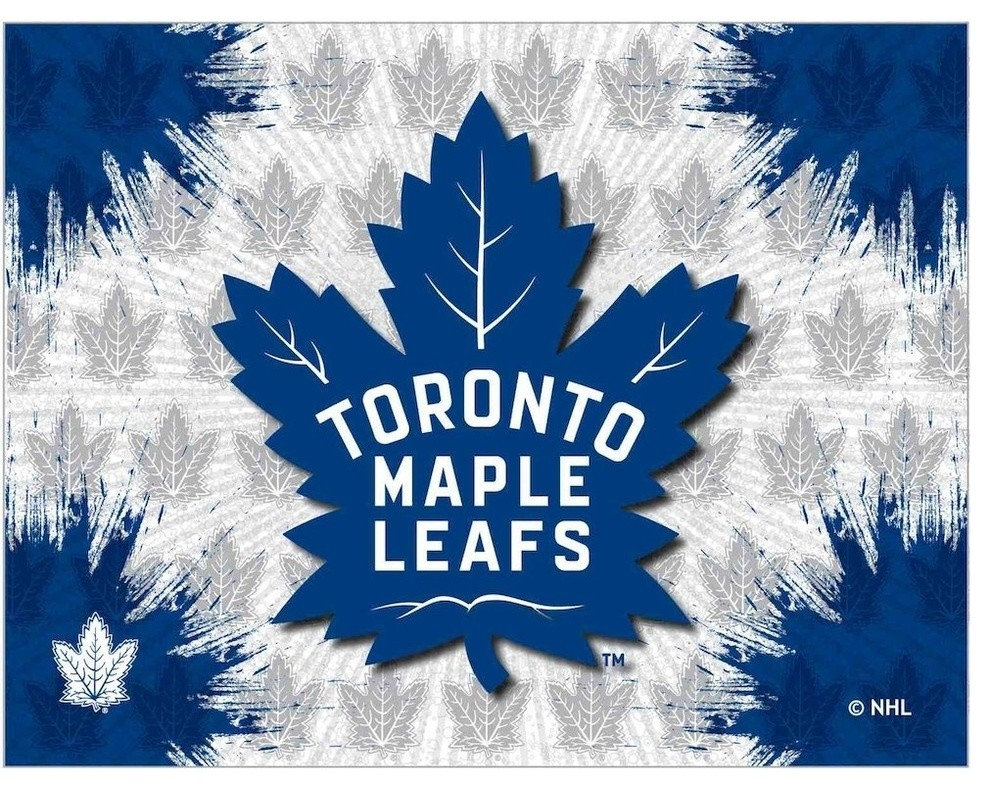 Toronto Maple Leafs Logo Canvas, 32"x24" - Contemporary - Prints And ...