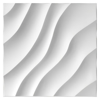 White Stripes 3D Wall Panels - Contemporary - Wall Panels - by Dundee ...