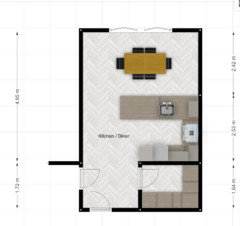 Kitchen diner layout 5m x 4m | Houzz UK
