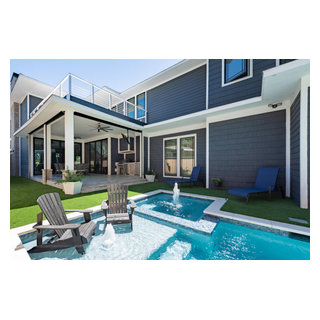 Modern Craftsman - Transitional - Pool - Dallas - by RI Studio | Houzz
