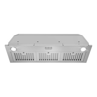 36" Insert Range Hood With Push Button Controls, Stainless Steel ...