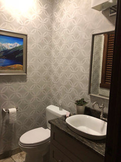 11 of Our Most Popular New Powder Rooms — From White Tile to Wild