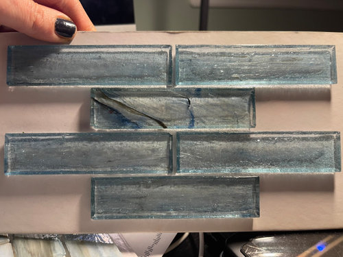 Lunada Bay Backsplash` + Quartz Cambria Brittanicca