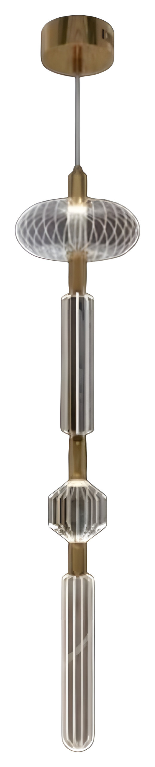 Plascassier | Creative Glass Chandelier For Staircase, F 4.7x17.7 ...