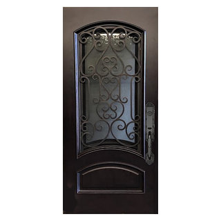 Forever Doors, Exterior Front Entry Composite Door AR07C, 36"x80", Left ...