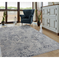 United Weavers Cascades Marblemount Blue Oversize Rug 12'6" X 15 ...