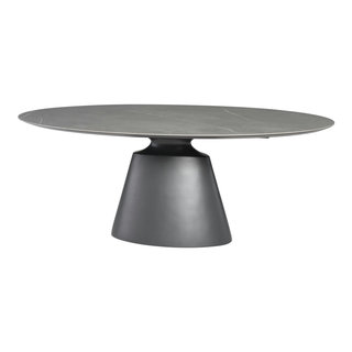 Taji Grey Ceramic Dining Table, HGNE323 - Transitional - Dining Tables ...
