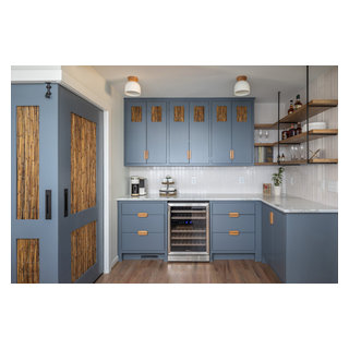 Worth Street - Eclectic - Home Bar - Raleigh - by Clearcut Construction ...