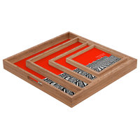 Deny Designs Bird Ave Nebraska Huskers Red Square Tray, Medium ...