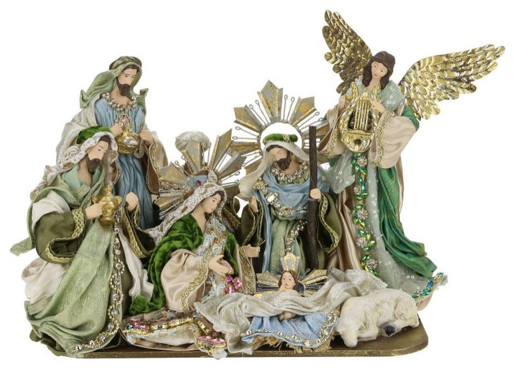 Mark Roberts Christmas 2022 Elegant Nativity 17x12" - Contemporary ...