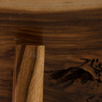 Chamcha Wood Triangle Bench - Rustic - Dining Benches - by Phillips ...