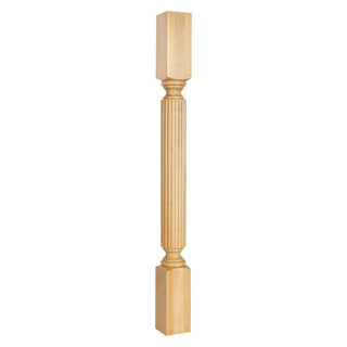 Hardware Resources P2-3 Solid Wood Furniture Millwork Corner Post ...