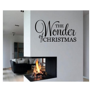 The wonder of Christmas Vinyl Wall Decal hd040, 18 in. - Contemporary ...