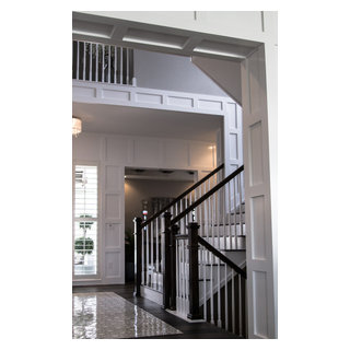 Shaker Paneling, Stair Skirting, Stair Risers, Casing, Baseboard, and ...