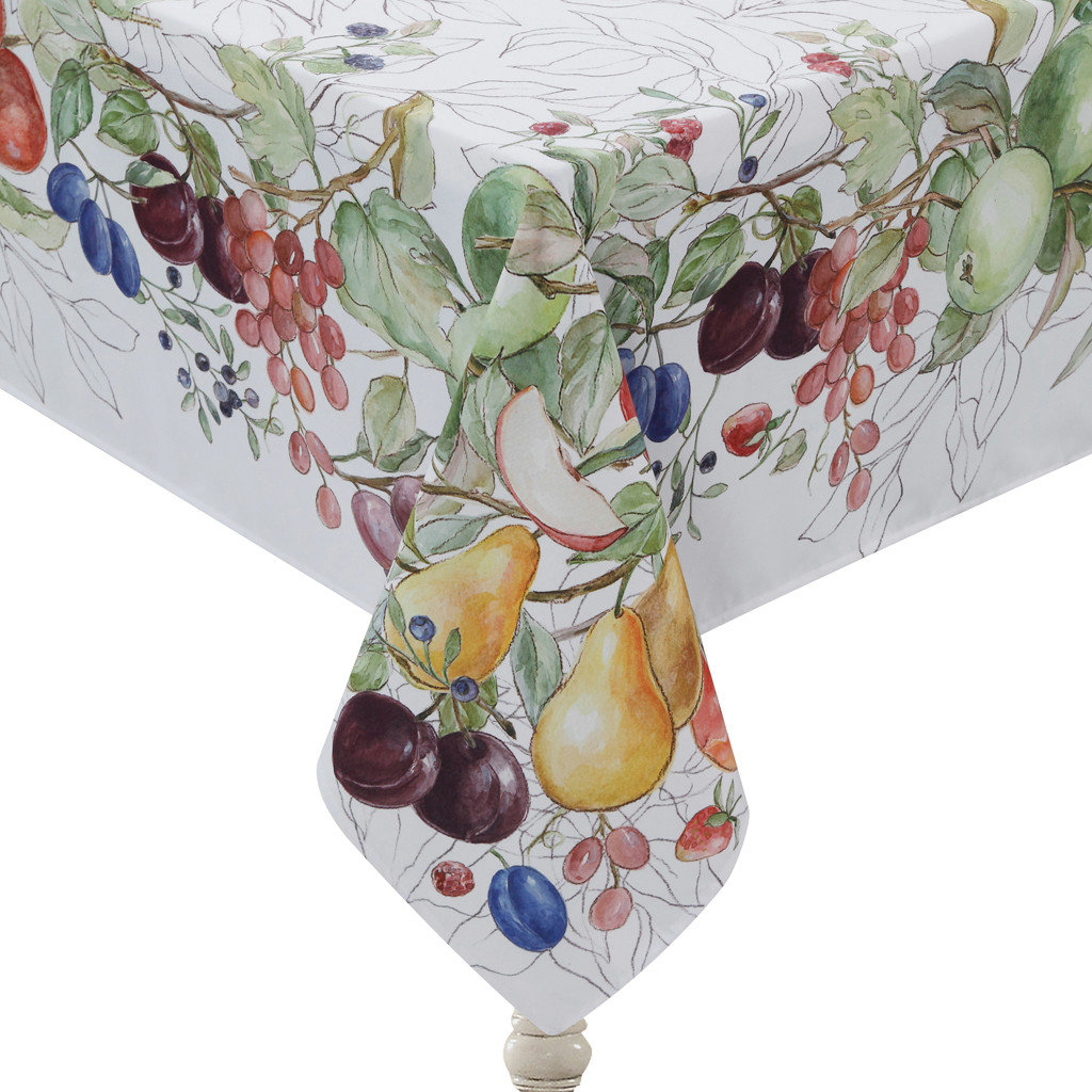 In the Orchard Table Cloth, 70" X 144" - Farmhouse - Tablecloths - by ...