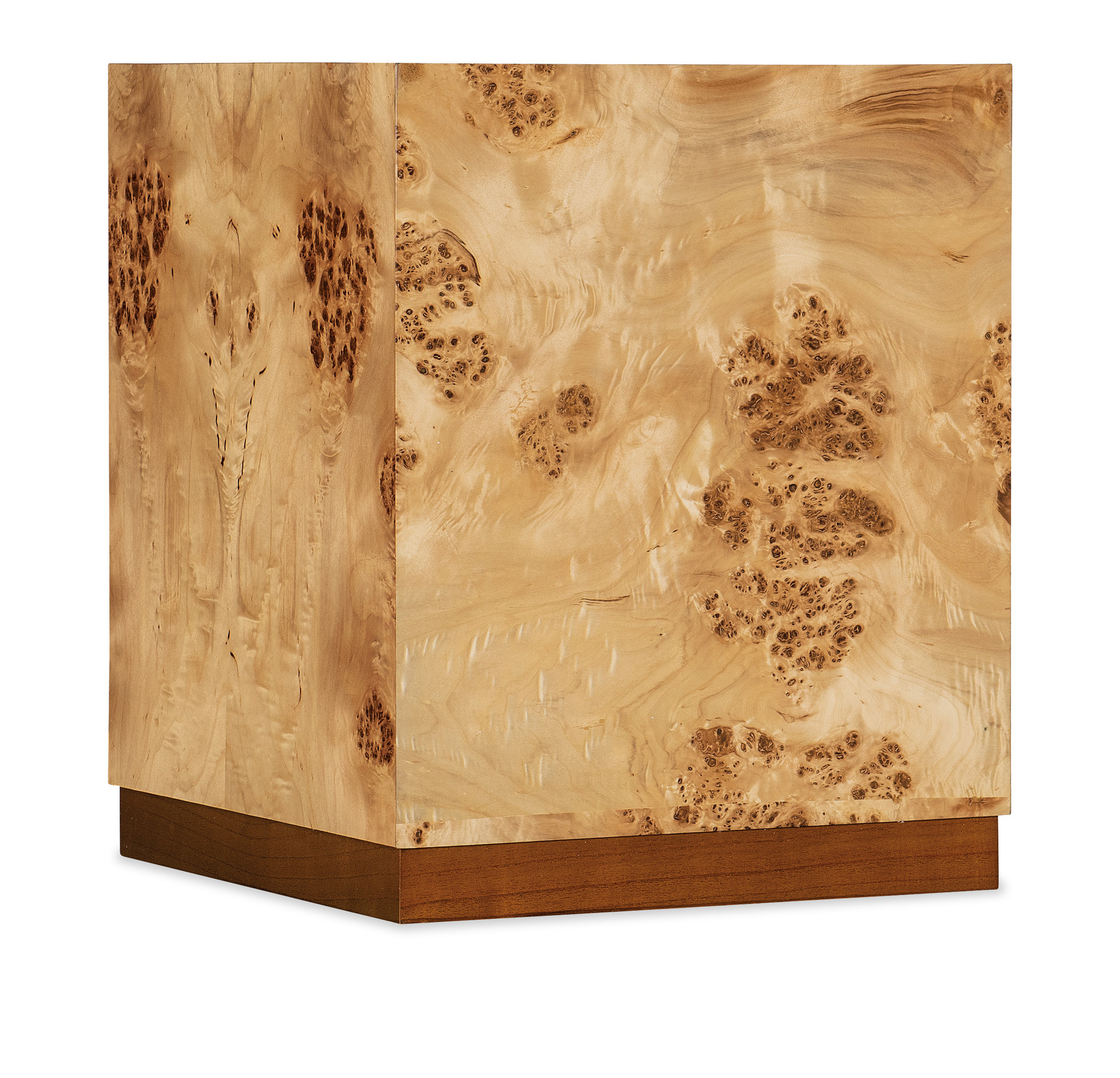 Auberon Burl Side Table - Contemporary - Side Tables And End Tables - by Hooker Furniture | Houzz