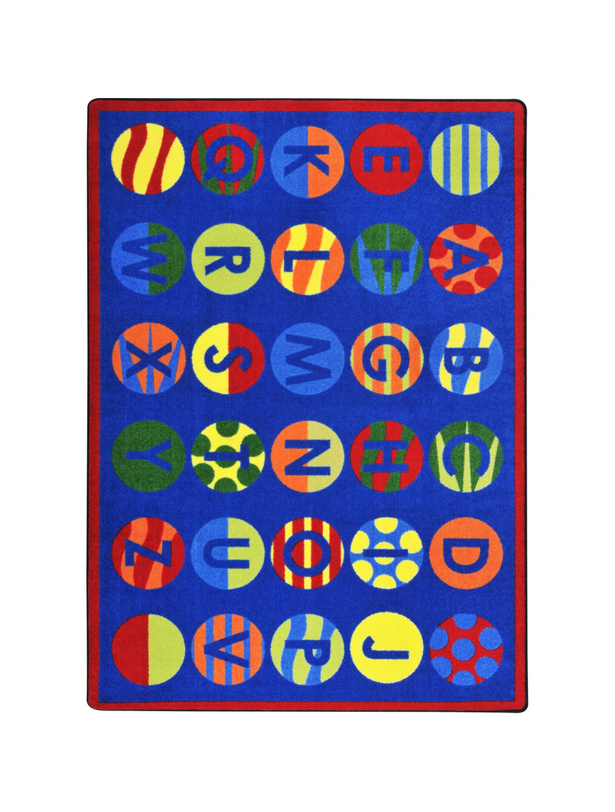 Kid Essentials, Early Childhood Alphabet Patterns Rug, 7'8" x 10'9 ...