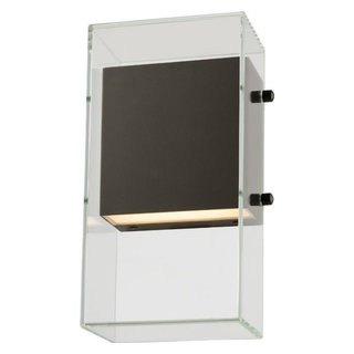 Modern Aria Wall Sconce, Led, Matte Black, Small - Modern - Outdoor ...