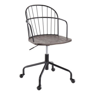 Riley Office Chair - Industrial - Office Chairs - by LumiSource | Houzz