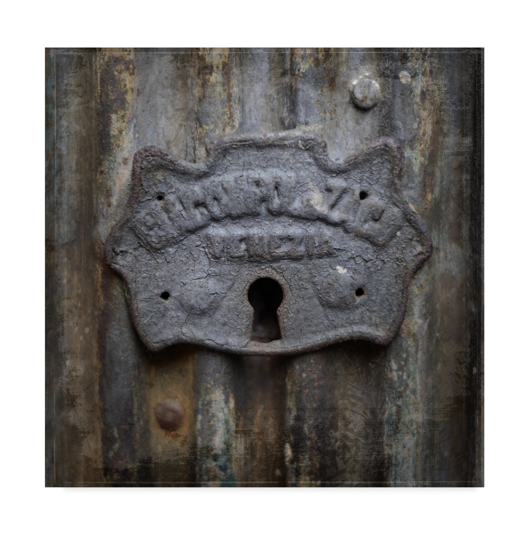 "Keyhole" by Lightboxjournal, Canvas Art, 24"x24" - Rustic - Prints And ...