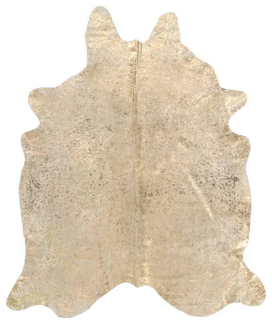 Mina Victory BR100 Throw Rug, Beige/Gold, 5' x 8' - Contemporary ...