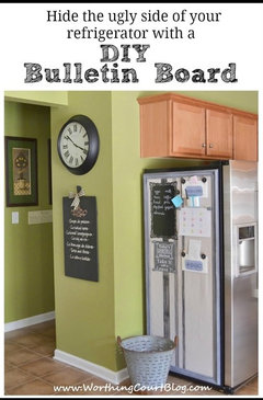 Refrigerator in Front of Window