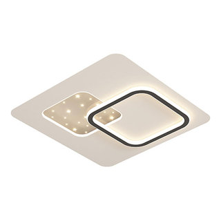 Rhomboid Minimalist Acrylic LED Ceiling Light For Living Room, Bedroom ...