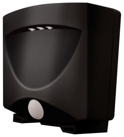 Battery-Powered Motion-Activated Outdoor Night-Light, White ...
