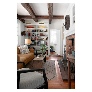 Riverside Farmhouse - Farmhouse - Living Room - Boston - by Sheri ...