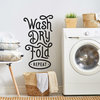 Black Wash Dry Fold Repeat Wall Decals - Contemporary - Wall Decals ...