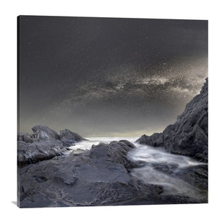 "Where Is The Moon" Stretched Canvas Giclee by Stoyan Hristov, 18"x18 ...