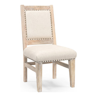Kelcy Upholstered Wood Accent Chair - Farmhouse - Dining Chairs - by ...