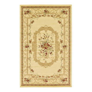 Rug Unique Loom Versailles Ivory Rectangular 10' 6 x 16' 5 - Victorian ...