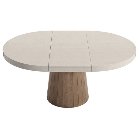 The 15 Best Coastal Round Dining Room Tables | Houzz