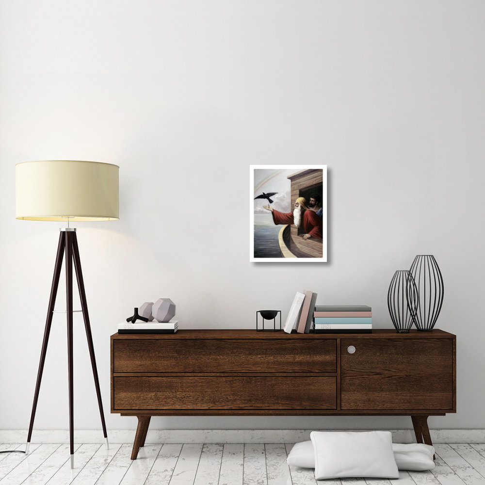 "Noah Releasing The Raven" Digital Paper Print by Vittorio Bianchini ...