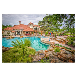 Waterpark in the Backyard - Traditional - Pool - Houston - by Mirror ...