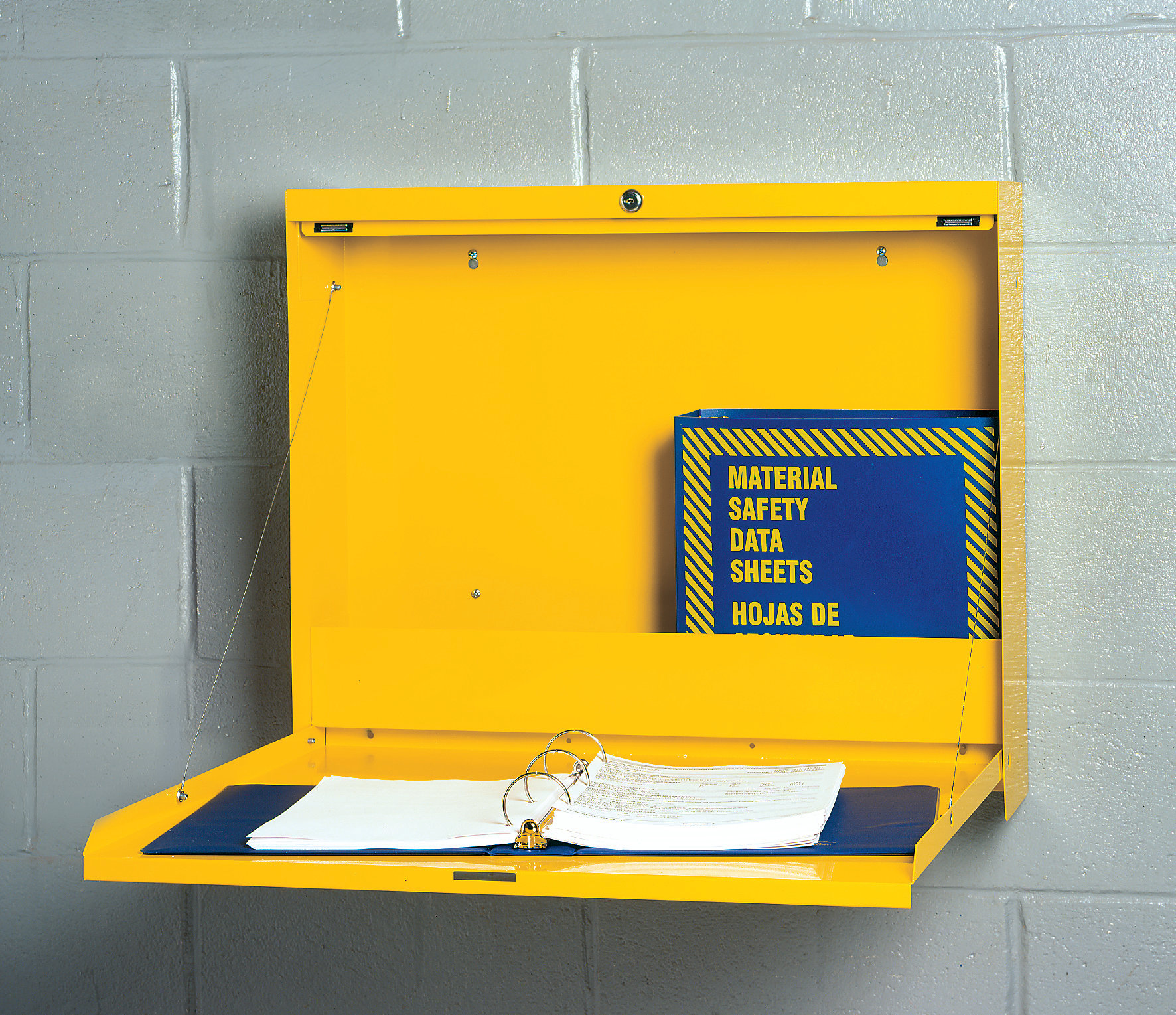 Wallwrit, MSDS Center, Locking, Safety Yellow - Contemporary - Wall ...