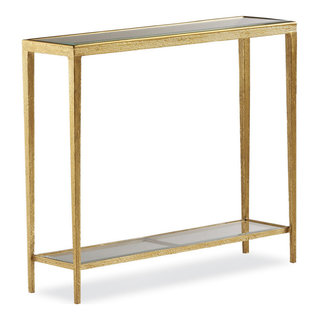 Jinx Small Brass Console - Contemporary - Console Tables - by Maitland ...