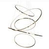 Akari Swirl Rings LED Chandelier Pendant Light - Modern - Chandeliers ...