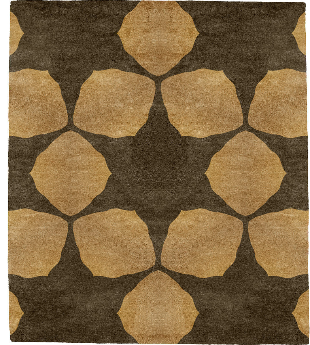 Murdinga B Wool Signature Rug, 12' Square - Contemporary - Area Rugs ...