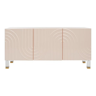 Safavieh Couture Saturn Wave Acrylic Sideboard, #N/A - Contemporary - Buffets And Sideboards ...