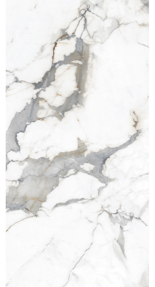 Calacatta Carrara Porcelain Marble Look Wall and Floor Tile, 24x48 ...