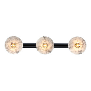 Bluestone Ridge 6 in. 1-Light Matte Black Indoor Wall Sconce Light ...