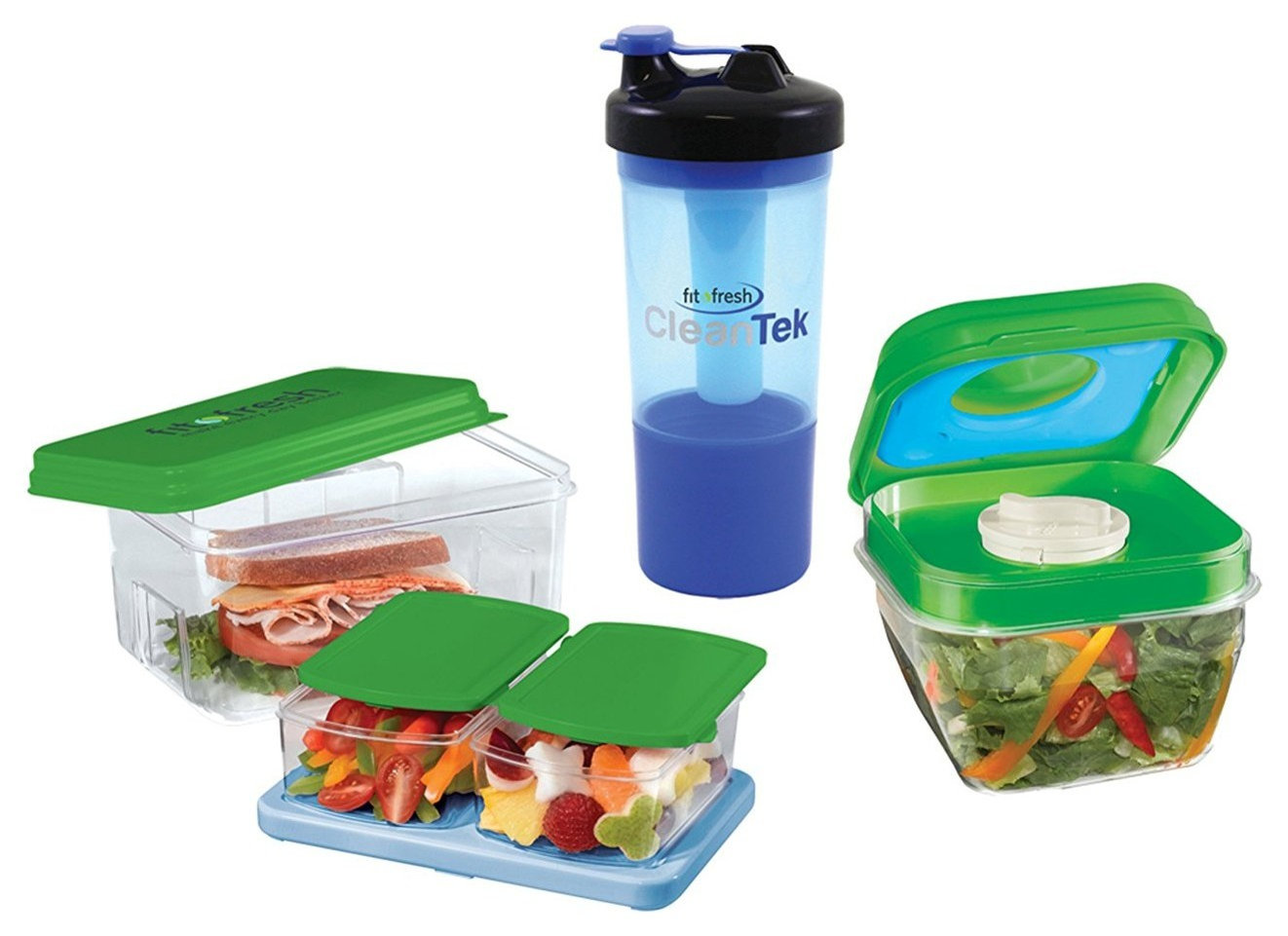Healthy Food Combo Container Set - Contemporary - Food Storage ...