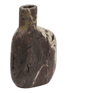Pika Gray Marble Vase, Medium - Transitional - Vases - by First of a ...