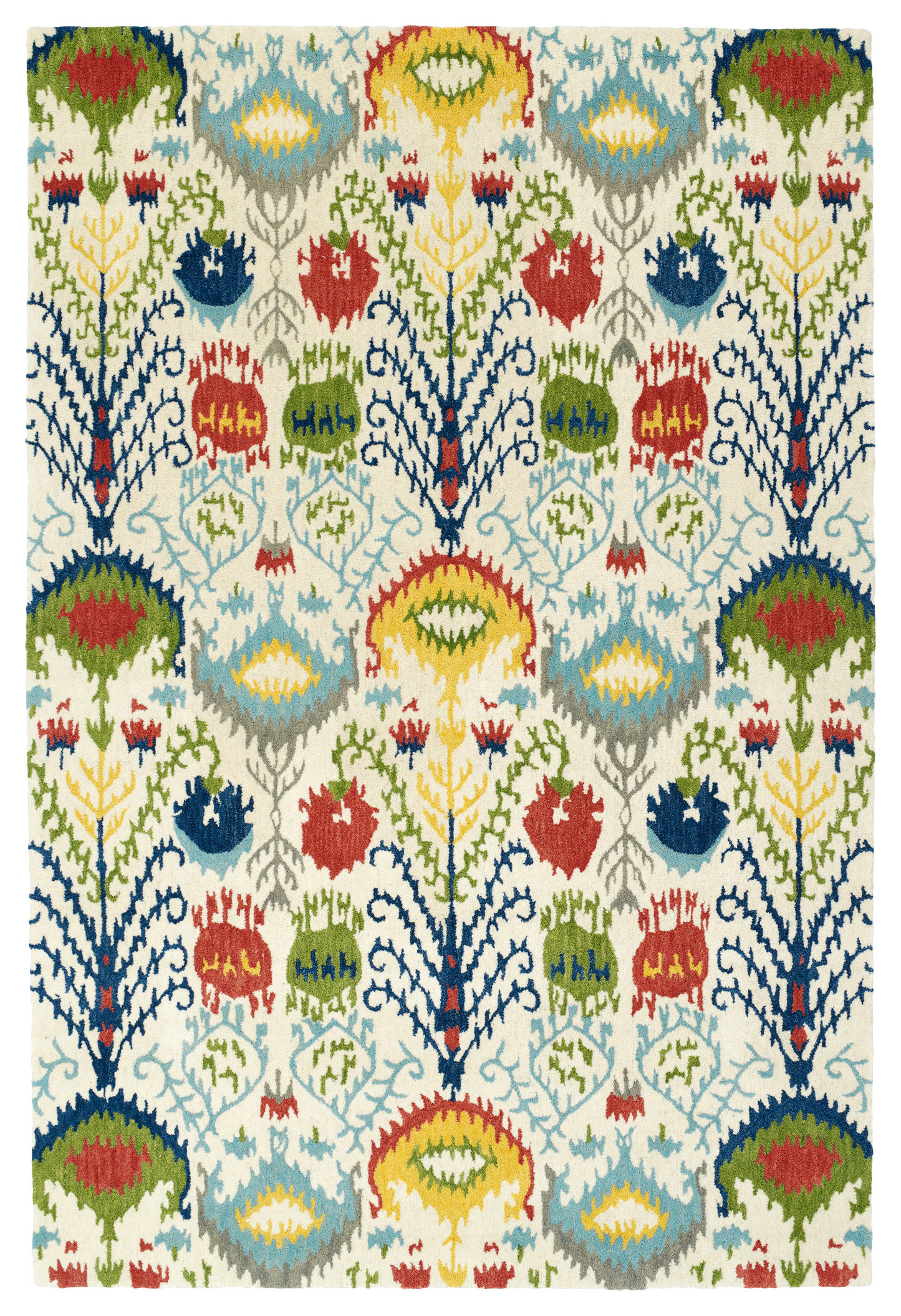 Kaleen Hand-Tufted Global Inspiration Wool Rug, Multi, 2'x3 ...