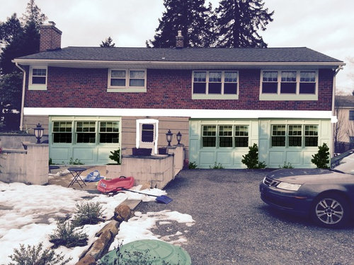 Design ideas to make a 2-car garage conversion less obvious
