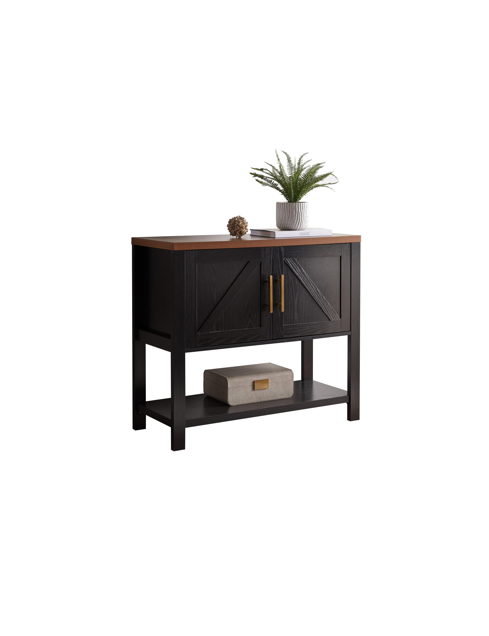 Duquette 2-Door Modern Storage Console Table - Transitional - Console ...