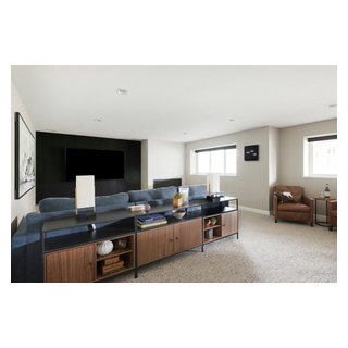 Manhattan Basement Design & Finishing | Lakeville, MN | White Birch ...